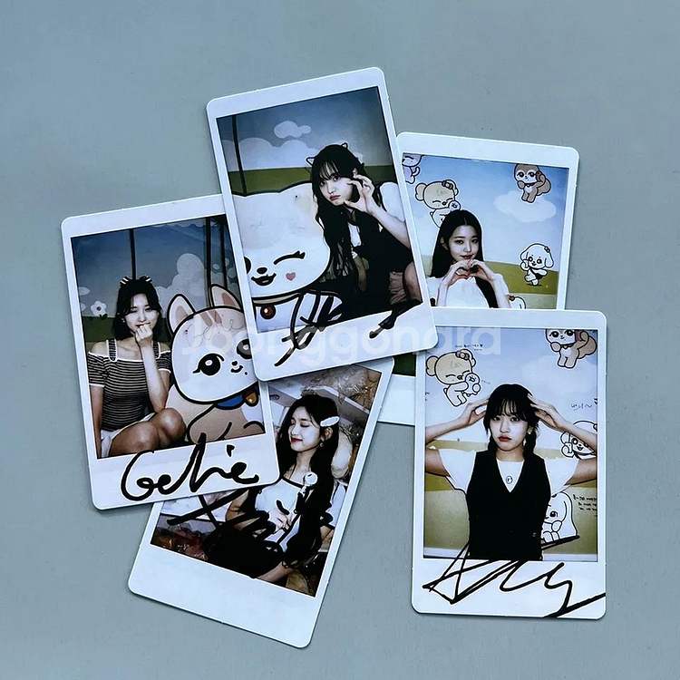 아이브 미니브 싸인포카 체리 강안지 나오리 치즈달이랑이 | 스타굿즈 | 중고나라