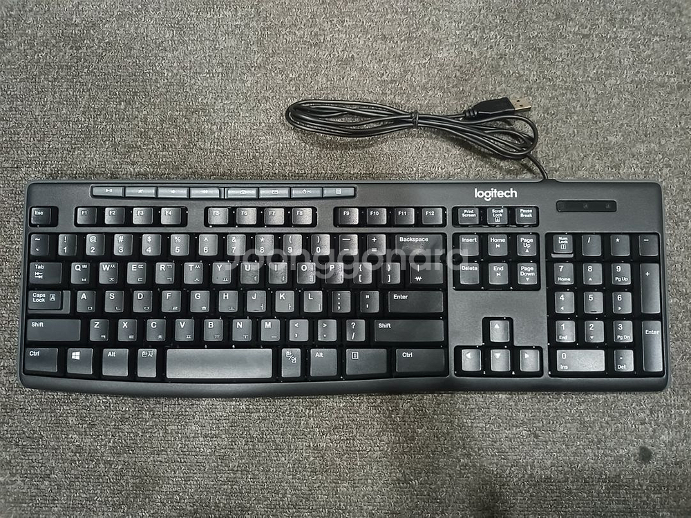 로지텍(LogiTech) 미디어 키보드 K200 New | 키보드/마우스/스피커 | 중고나라