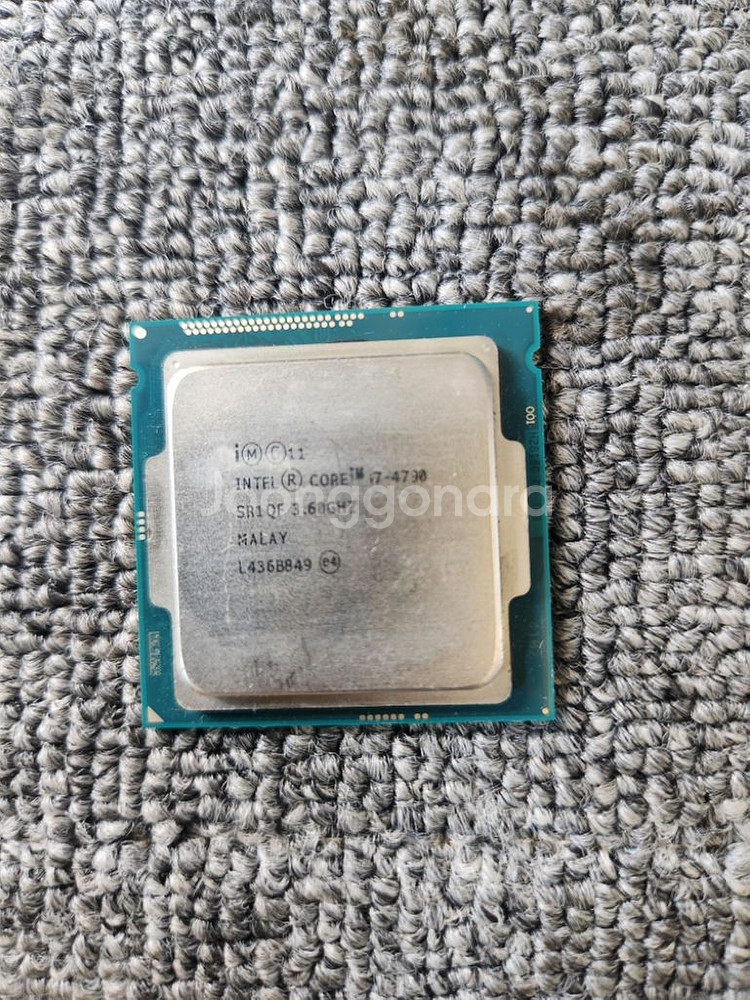 cpu i7 4790 판매합니다 | CPU/메인보드 | 중고나라