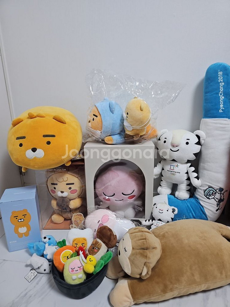 카카오프렌즈 카카오 인형 하비스트 땅콩라이언 평창올림픽 | 인형/디즈니의상 | 중고나라