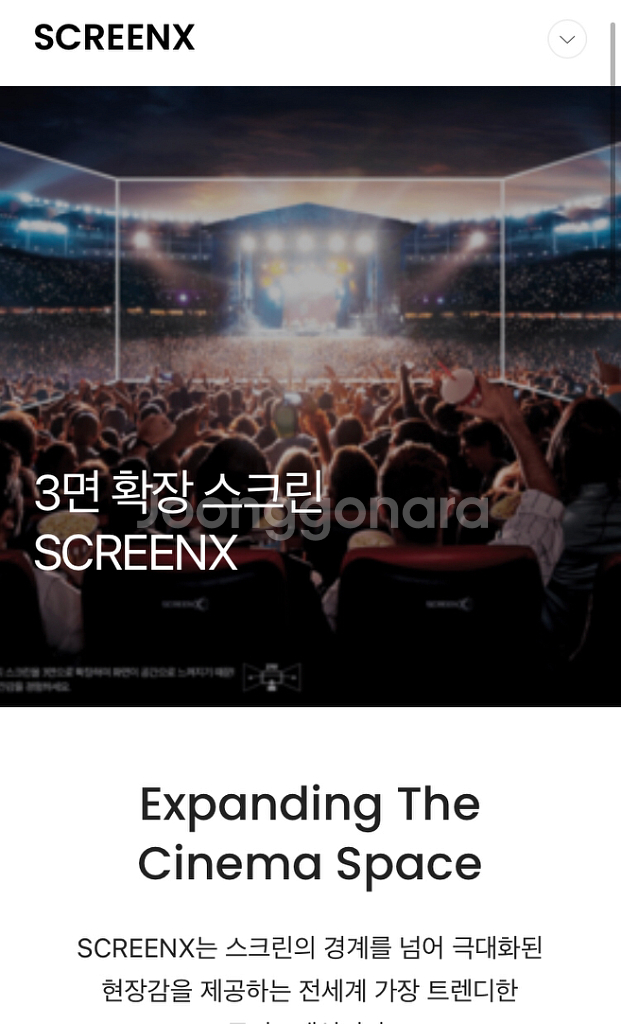 CGV SCREEN X(스크린 X) 영화예매(1인) | 영화/문화/게임 | 중고나라