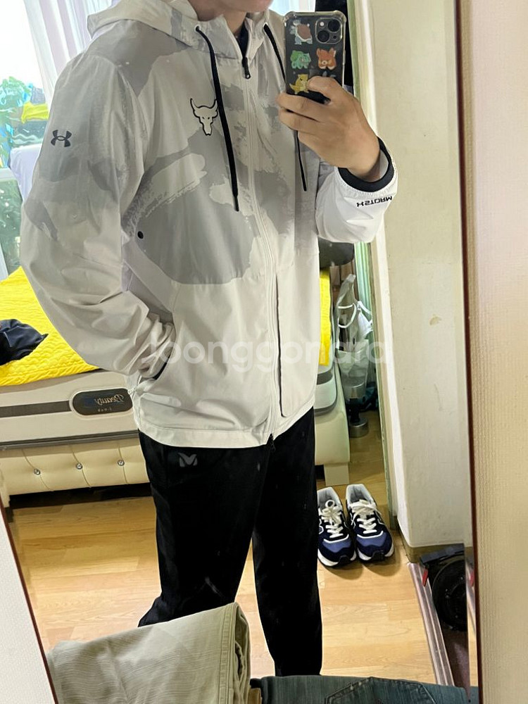 (거의새것) 언더아머 락 레거시 바람막이 105xl무신 | 패딩/야상/점퍼 | 중고나라