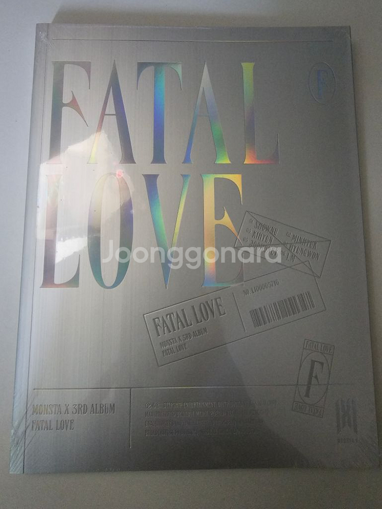 [미개봉] 몬스타엑스 fatal love 버전 3,4 | DVD | 중고나라