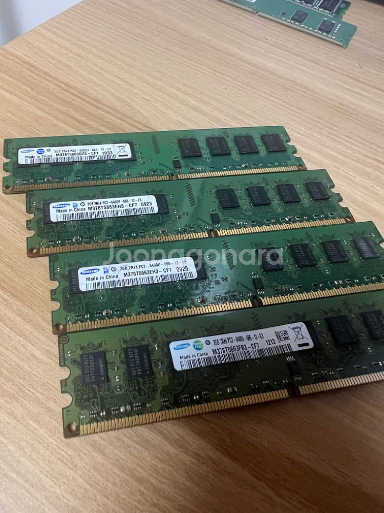 (중고)-DDR2 2g 4개 | RAM/VGA/SOUND | 중고나라