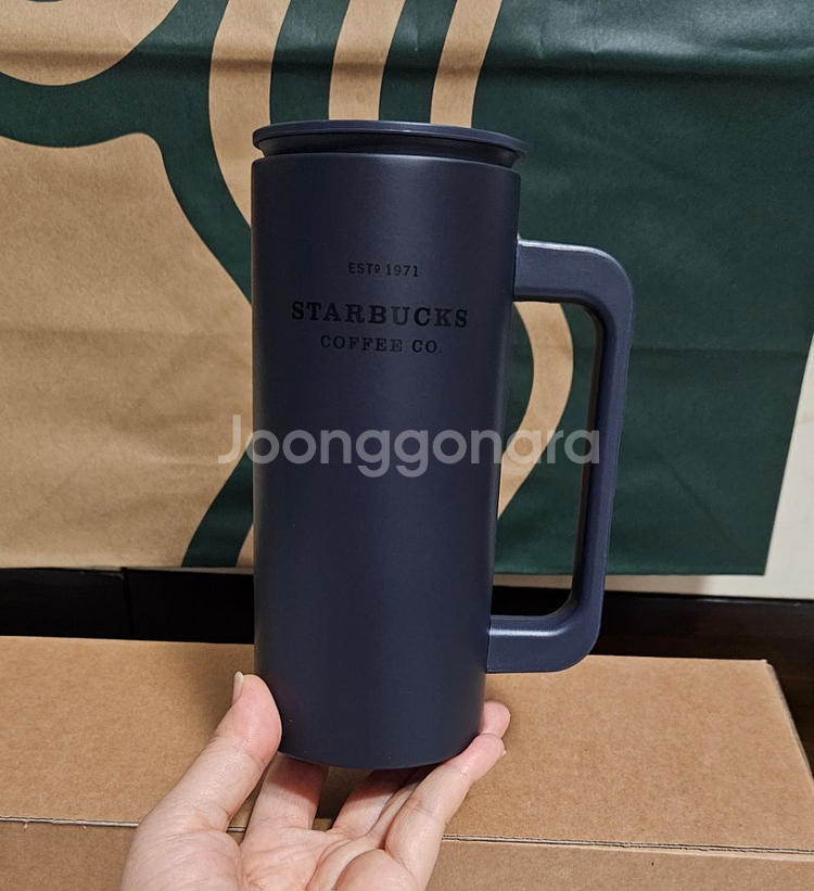 새상품>스타벅스SS 뉴턴 네이비 텀블러 355ml | 식기/컵/텀블러 | 중고나라