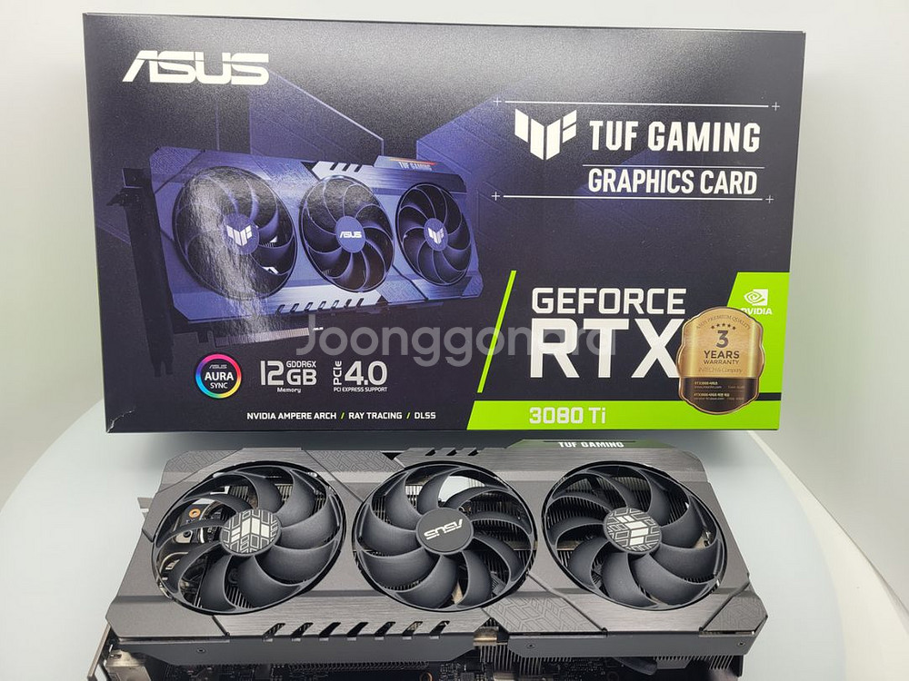 아수스 3080TI TUF 12G 팝니다 | RAM/VGA/SOUND | 중고나라
