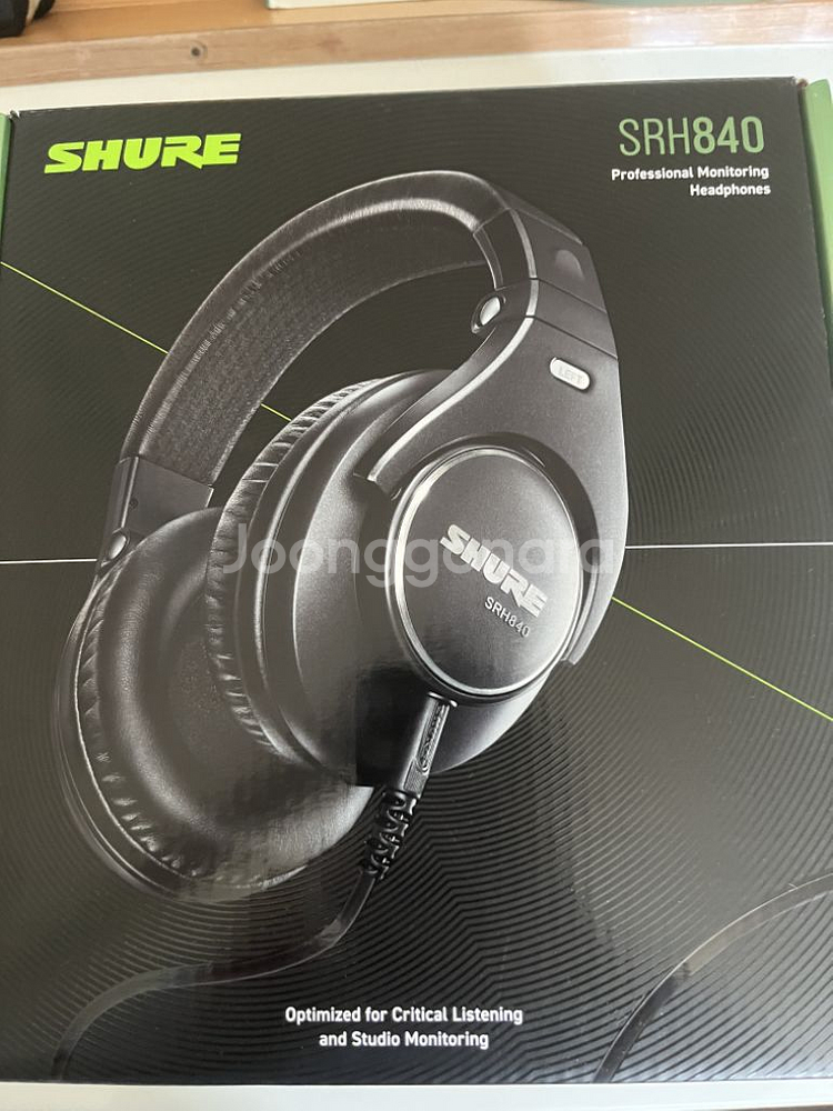 shure srh840 | 이어폰/헤드폰 | 중고나라