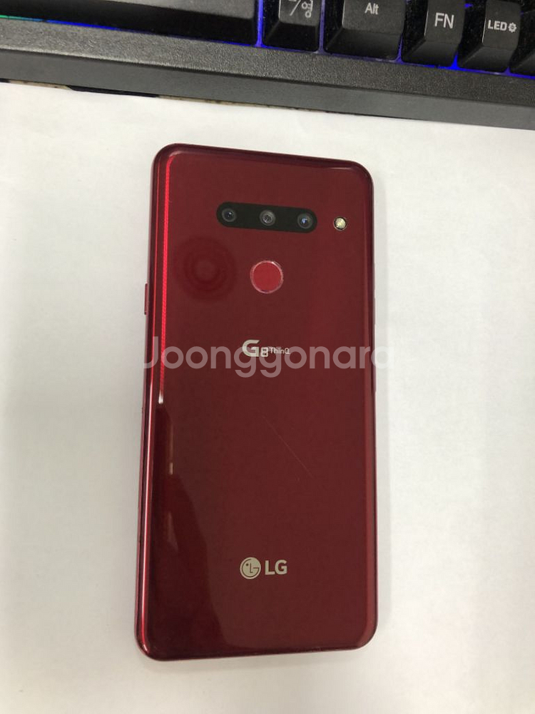 LG G8 레드 A급 128GB 무잔상 메인폰 추천 | LG | 중고나라