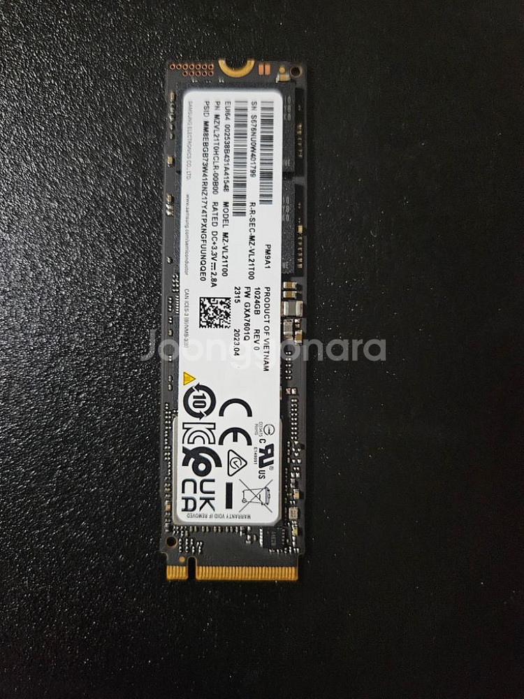 삼성 PM9A1 1TB + 970 Evo plus 2t | HDD/SSD/ODD | 중고나라
