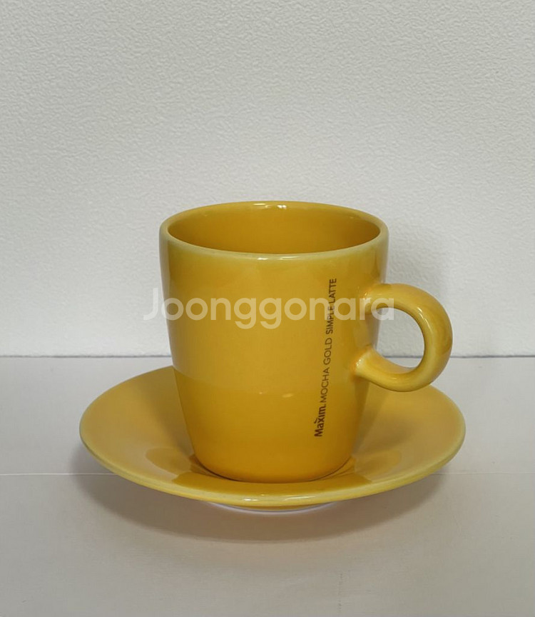 맥심 노란 머그 커피잔 세트 | 식기/컵/텀블러 | 중고나라