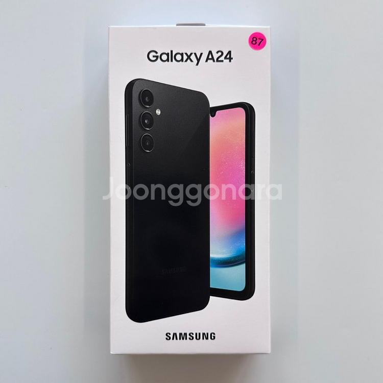 갤럭시A24 (A245) 128기가 블랙 미사용 새상품 | 삼성 | 중고나라
