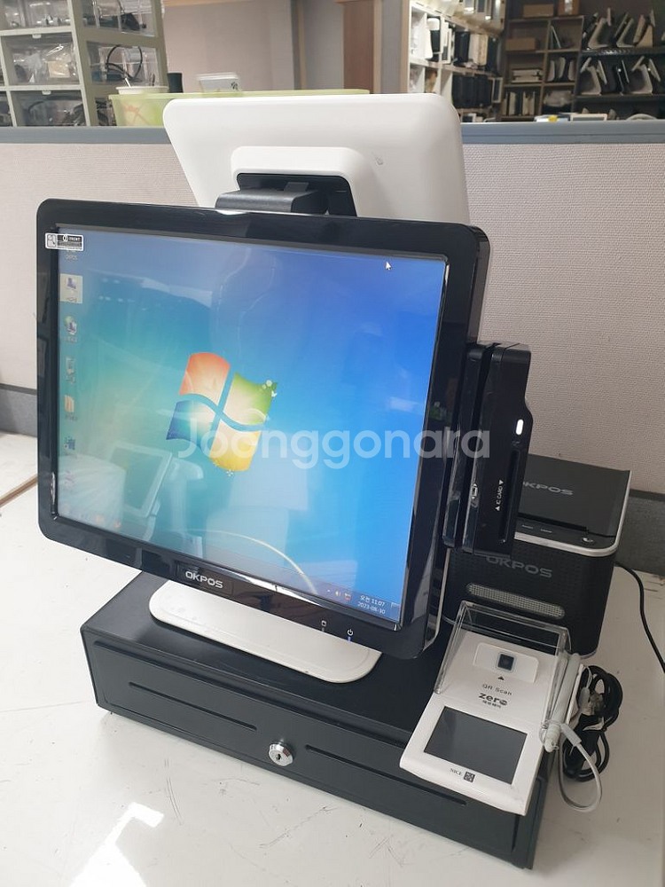 OKPOS제드5듀얼포스기 포스프로그램포함풀셋트배달POS | 모니터 | 중고나라