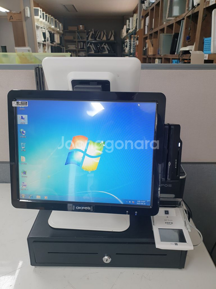 OKPOS제드5듀얼포스기 포스프로그램포함풀셋트배달POS | 모니터 | 중고나라
