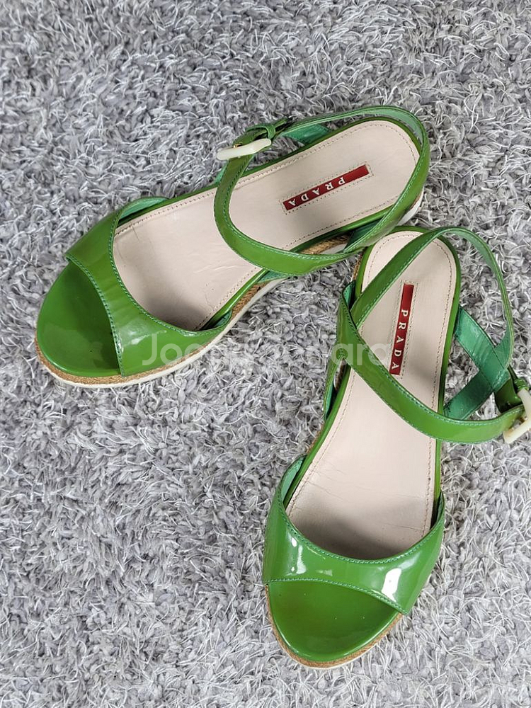 정품) 프라다 샌들 EU37 240~245 상태 좋음 | 샌들/슬리퍼 | 중고나라