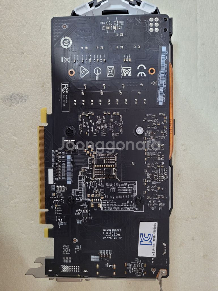 그래픽카드 GTX 1060 6G | RAM/VGA/SOUND | 중고나라