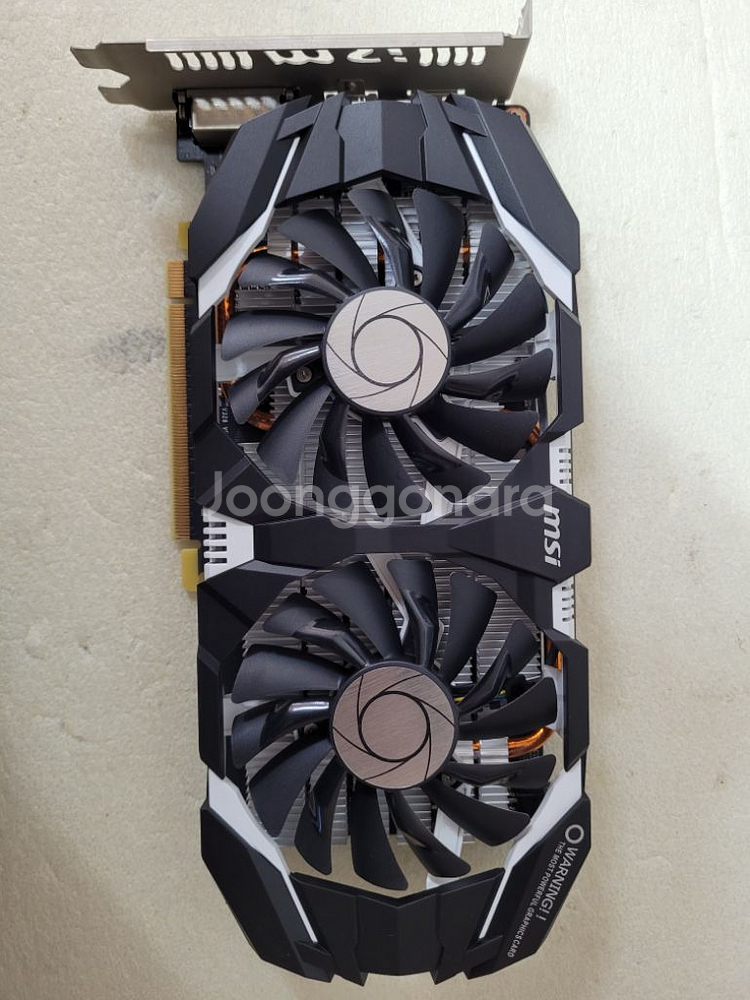 그래픽카드 GTX 1060 6G | RAM/VGA/SOUND | 중고나라