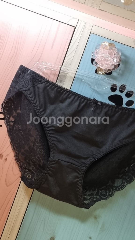 블랙 리본 레이스 노라인팬티 105XL | 언더웨어/잠옷 | 중고나라