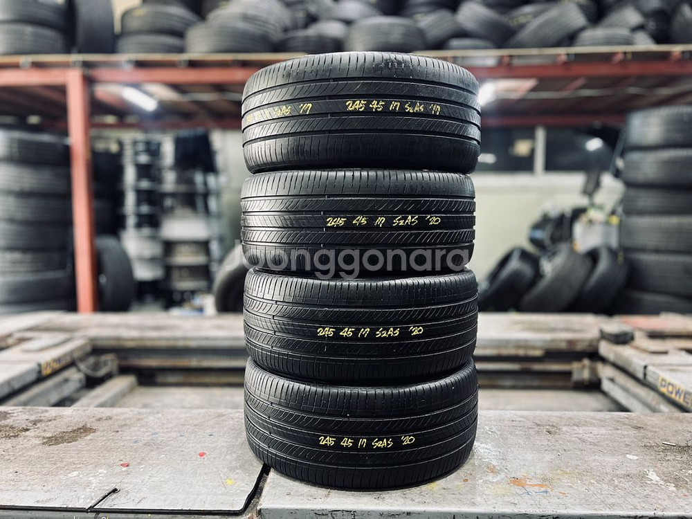 245 45 17 한국타이어 s2as 중고타이어 | 휠/타이어 | 중고나라