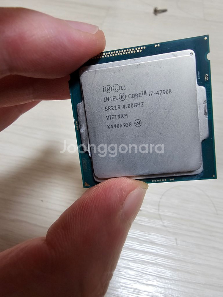 i7 4790k 쿨러x 상자x 택포 | CPU/메인보드 | 중고나라