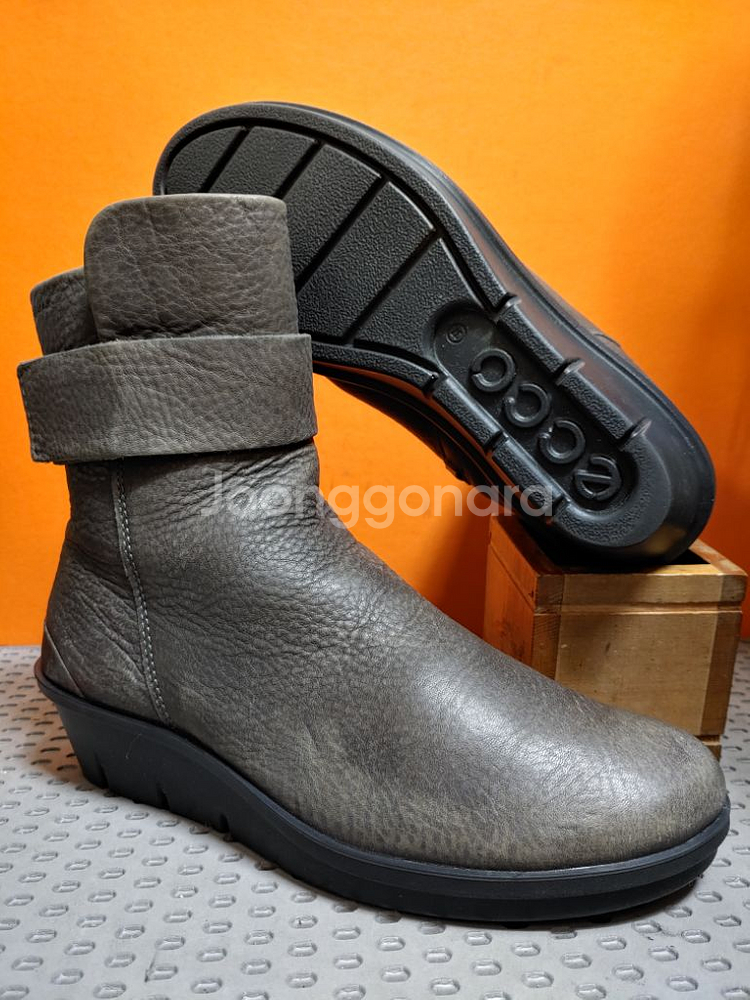 ecco에코 천연가죽 방한 미들부츠EU37여유있는235 | 워커/부츠/부티 | 중고나라