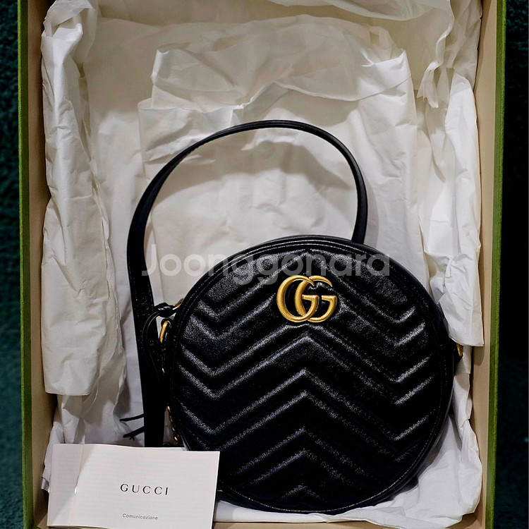 새상품급)22FW 구찌 마틀라세 라운드 백 탬버린백 | 숄더백 | 중고나라