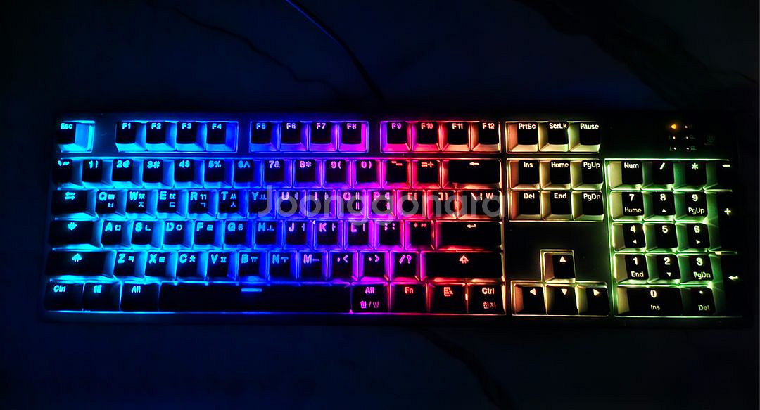 풀박 S급)앱코 k995P V3 무접점 RGB 키보드 | 키보드/마우스/스피커 | 중고나라