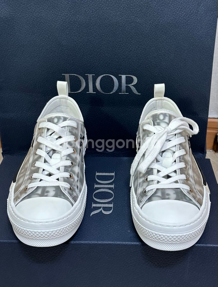 (42) 23fw 디올 b23 오블리크 캔버스 스니커즈 | 운동화/스니커즈 | 중고나라