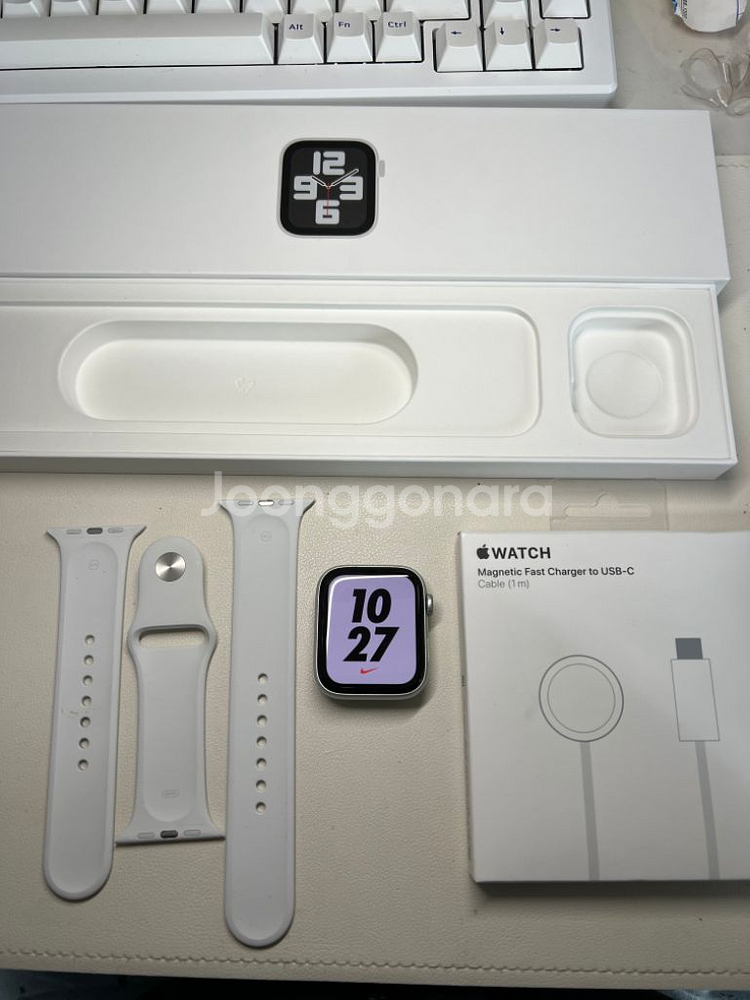 애플워치 se2 44mm 실버 gps | 스마트워치/밴드 | 중고나라