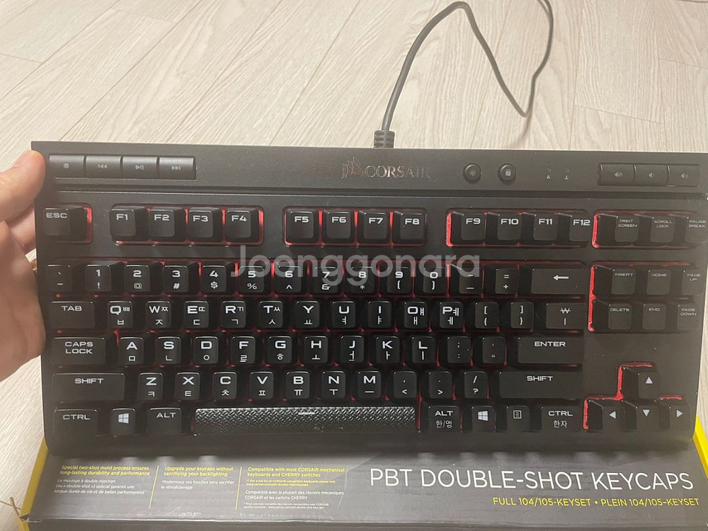 커세어k63 pbt | 키보드/마우스/스피커 | 중고나라