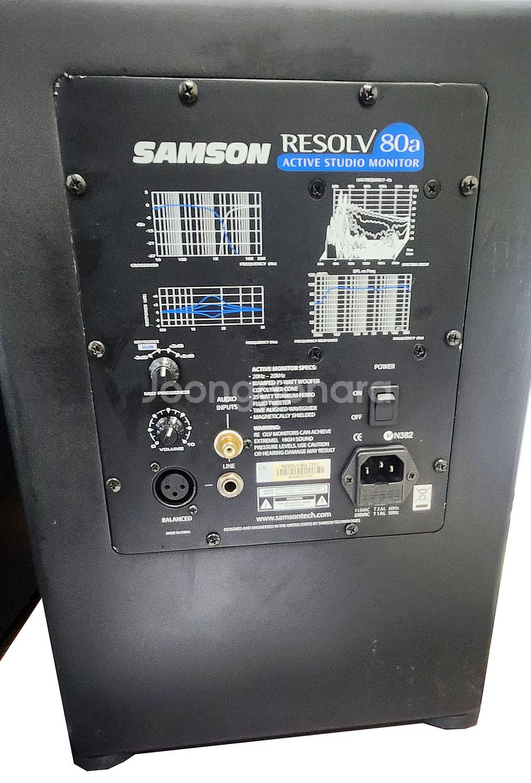 Samson RESOLV 80A 파워드스피커 1조 | 스피커 | 중고나라