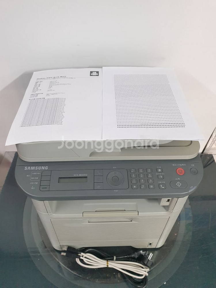 삼성 흑백 복합기 Scx 4833fd 팔아요 프린터 복합기 잉크 토너 중고나라