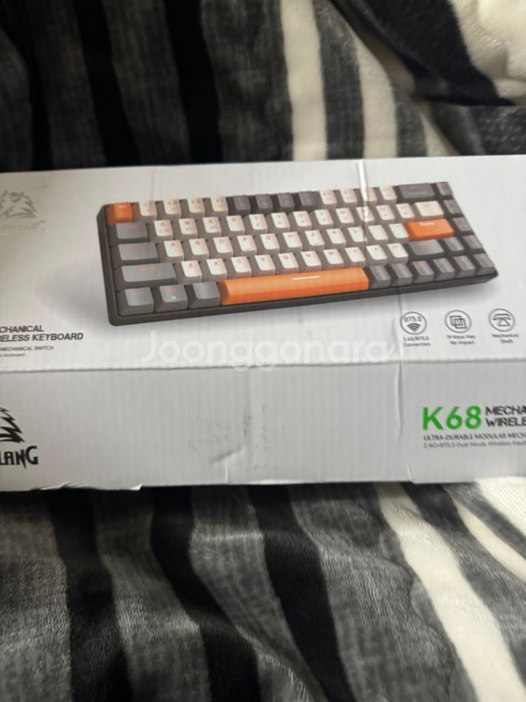 k68 키보드 팝니다 | 키보드/마우스/스피커 | 중고나라