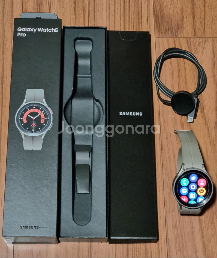 갤럭시워치5 프로 SM-R920 45mm 블루투스 골드 | 스마트워치/밴드 | 중고나라