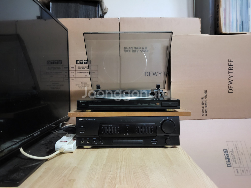롯데 LA 850 인티앰프 와 LP200 LP턴테이블 | 중고나라 카페에서 운영하는 공식 사이트
