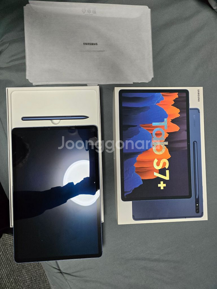 갤럭시탭S7+ LTE 네이비 512G, 정품 키보드커버 | 중고나라 카페에서 운영하는 공식 사이트