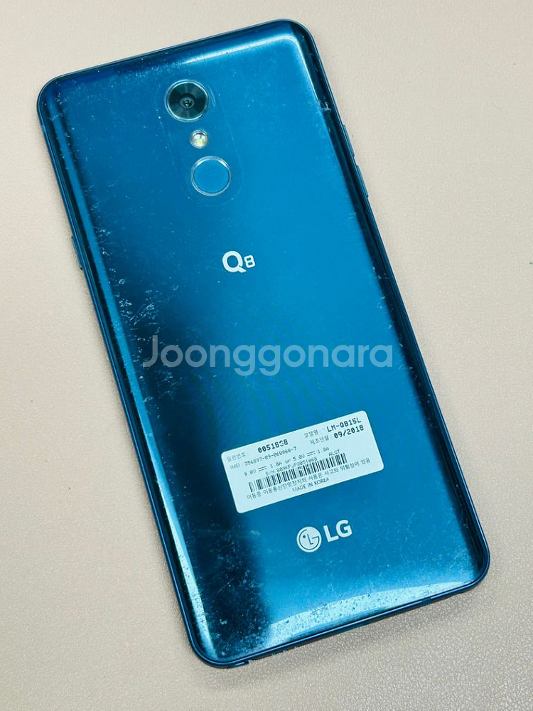 LG Q8 2018년형 LGU+ 블루 64GB A급 | 중고나라 카페에서 운영하는 공식 사이트