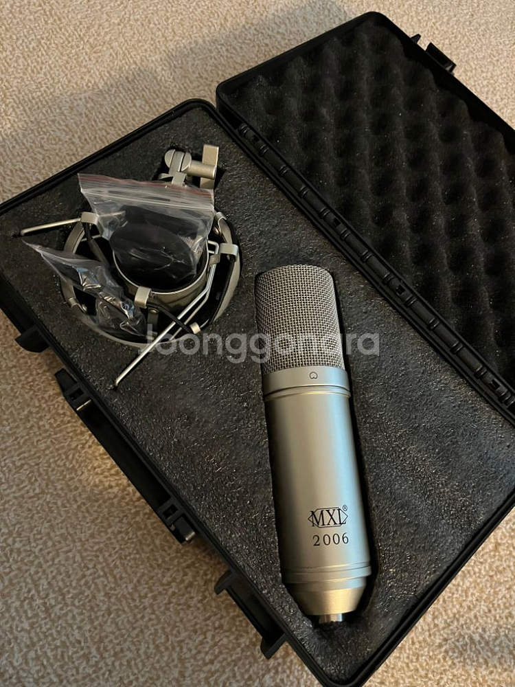 MXL2006 콘덴서 마이크 세트(+케이블, 롱스탠드) | 중고나라 카페에서 운영하는 공식 사이트