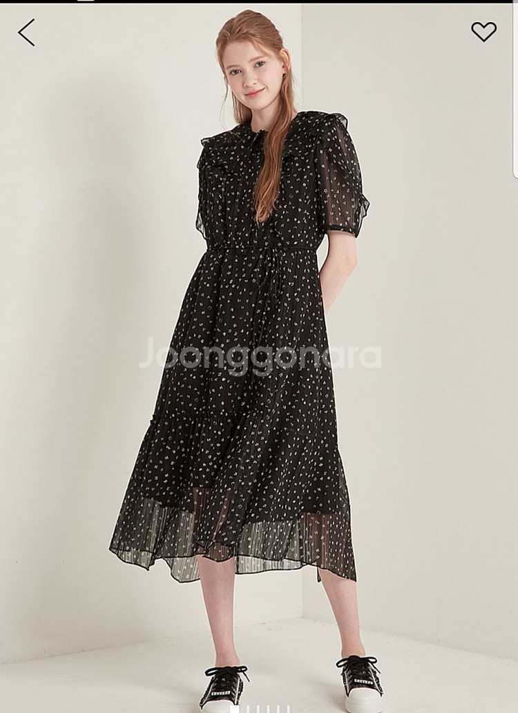 한섬 SJSJ 21SS 쉬폰 플로럴 원피스 M사이즈 | 중고나라 카페에서 운영하는 공식 사이트