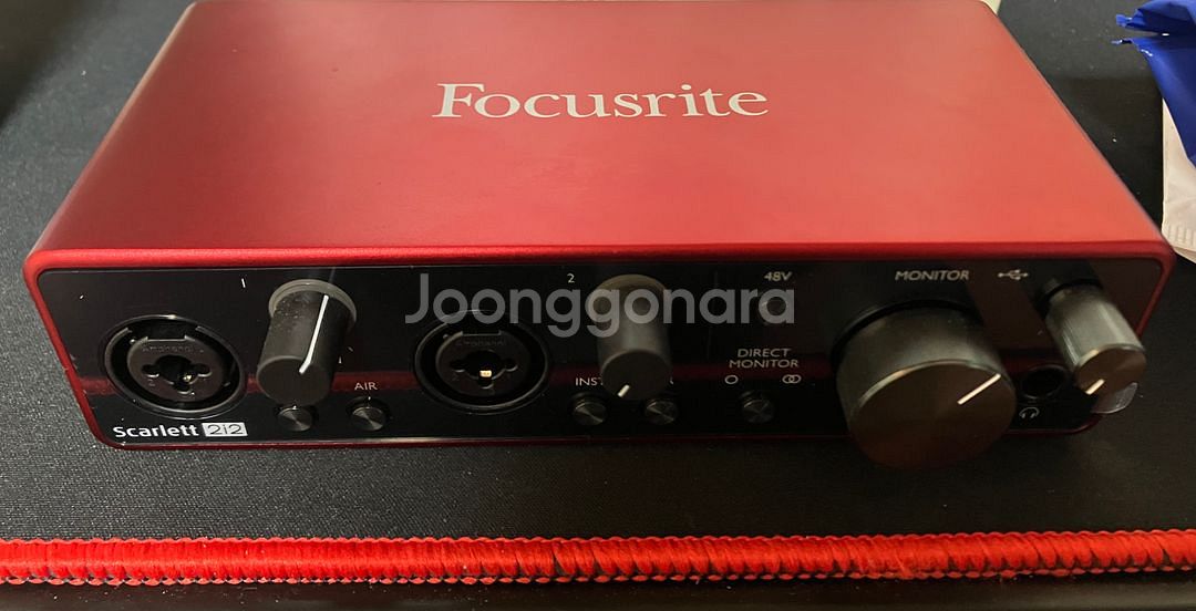 포커스라이트 스칼렛 2i2 3세대 풀박스 | 중고나라 카페에서 운영하는 공식 사이트