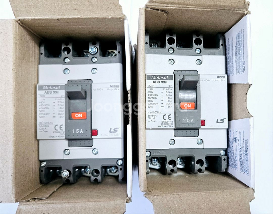LS mccb 배선차단기 ABS33c 15A , 20 | 중고나라 카페에서 운영하는 공식 사이트
