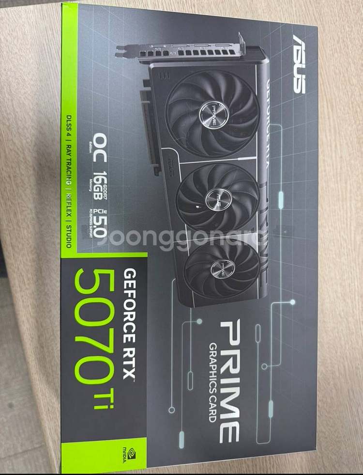 ASUS RTX 5070TI PRIME | 중고나라 카페에서 운영하는 공식 사이트