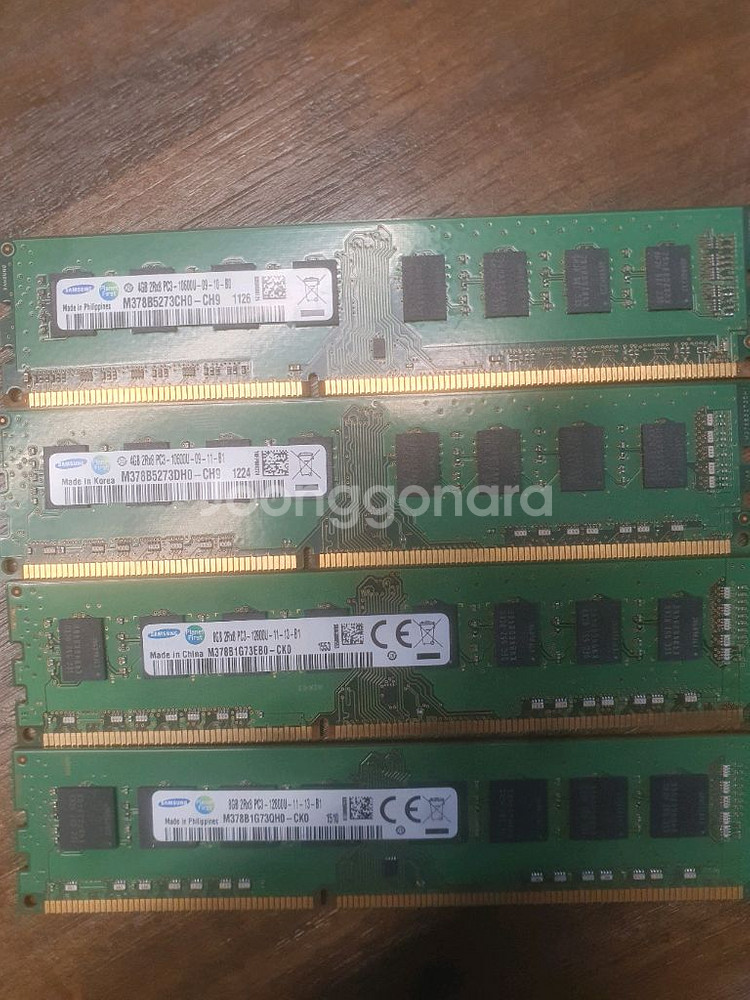 삼성 DDR3 PC RAM 4g2개 /8g2개 | 중고나라 - 안심되는 중고거래