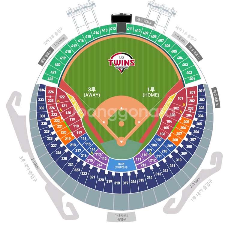 9.7 일 엘지 SSG 3루 네이비 324 2/4연석 | 중고나라 - 안심되는 중고거래