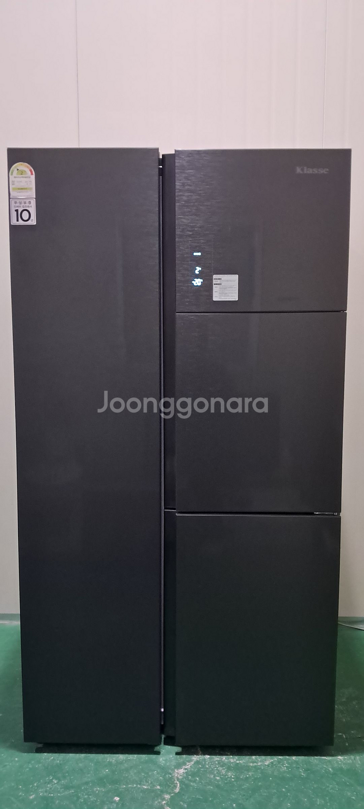 1581 대우클라쎄 802L 3도어큐브 양문냉장고(블랙 | 중고나라 - 안심되는 중고거래