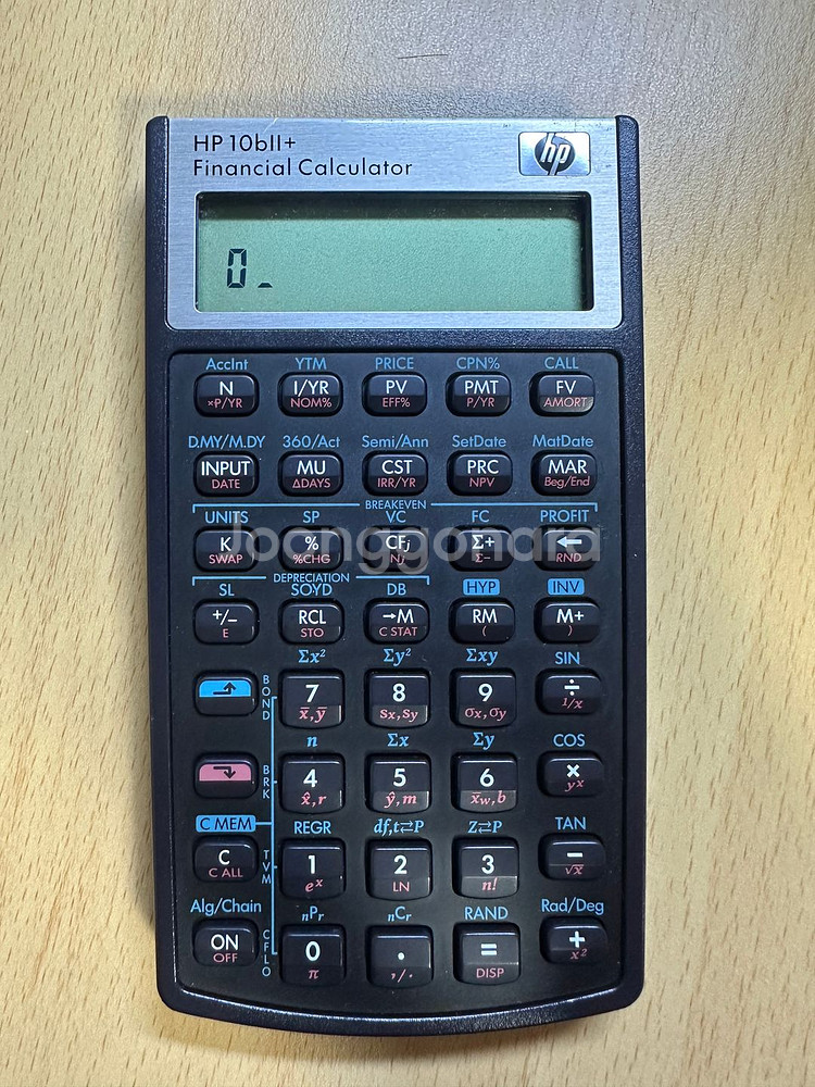 HP 10BII+ 재무용계산기 | 중고나라 - 안심되는 중고거래