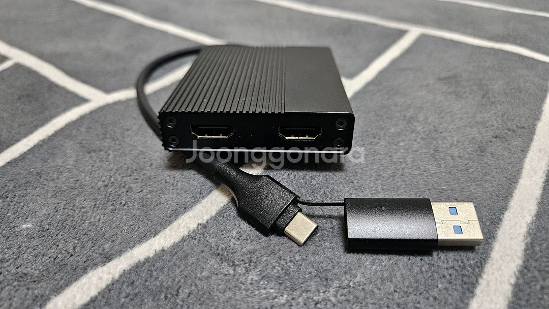 듀얼모니터 어댑터 디스플레이링크 DL6950칩 | 중고나라 - 안심되는 중고거래