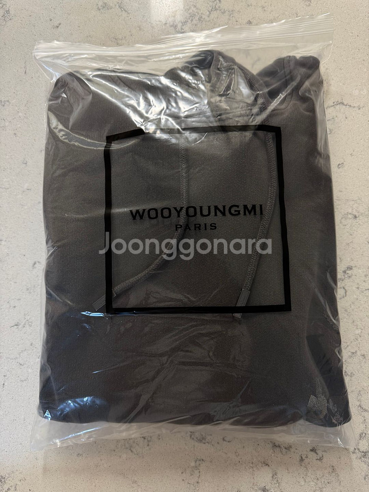 [새제품] 우영미 25fw 로고 다잉 후드 48 | 중고나라 - 안심되는 중고거래