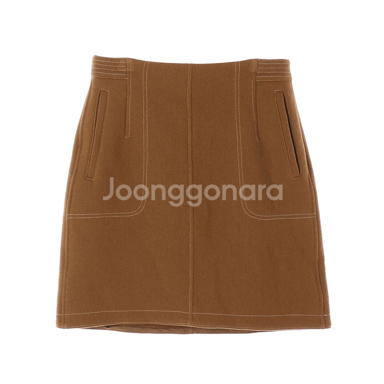 [XS]SJSJ에스제이에스제이 울캐시미어100% 카멜 울 치마 스커트 | 중고나라 - 안심되는 중고거래
