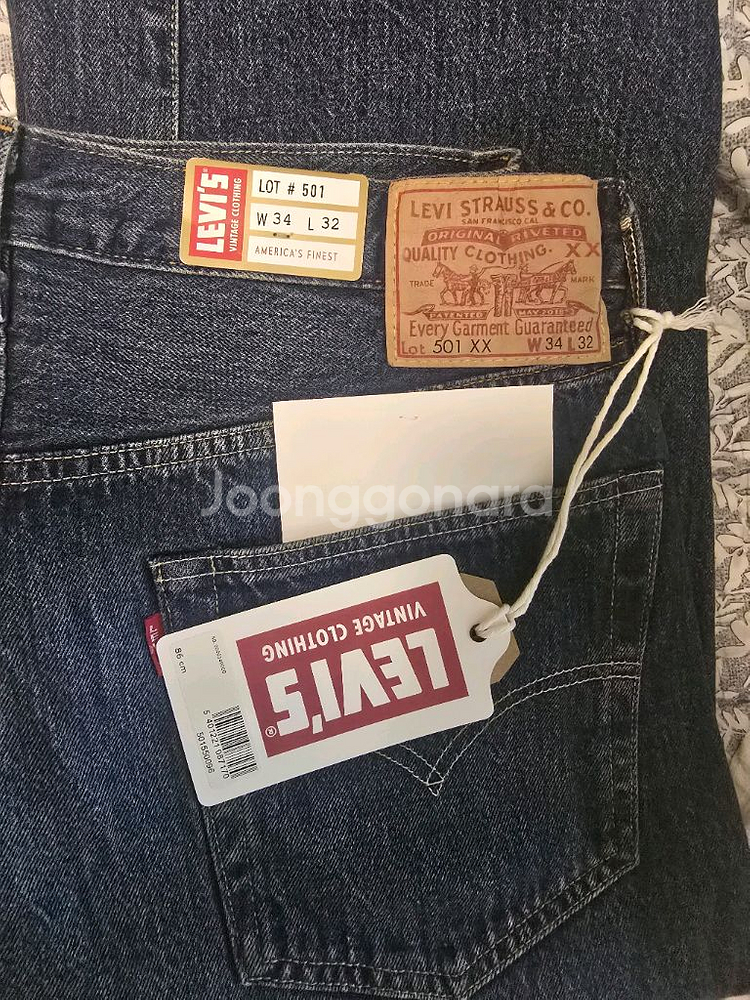 리바이스 LVC 55501 와고너 34/32(새제품) | 중고나라 - 안심되는 중고거래