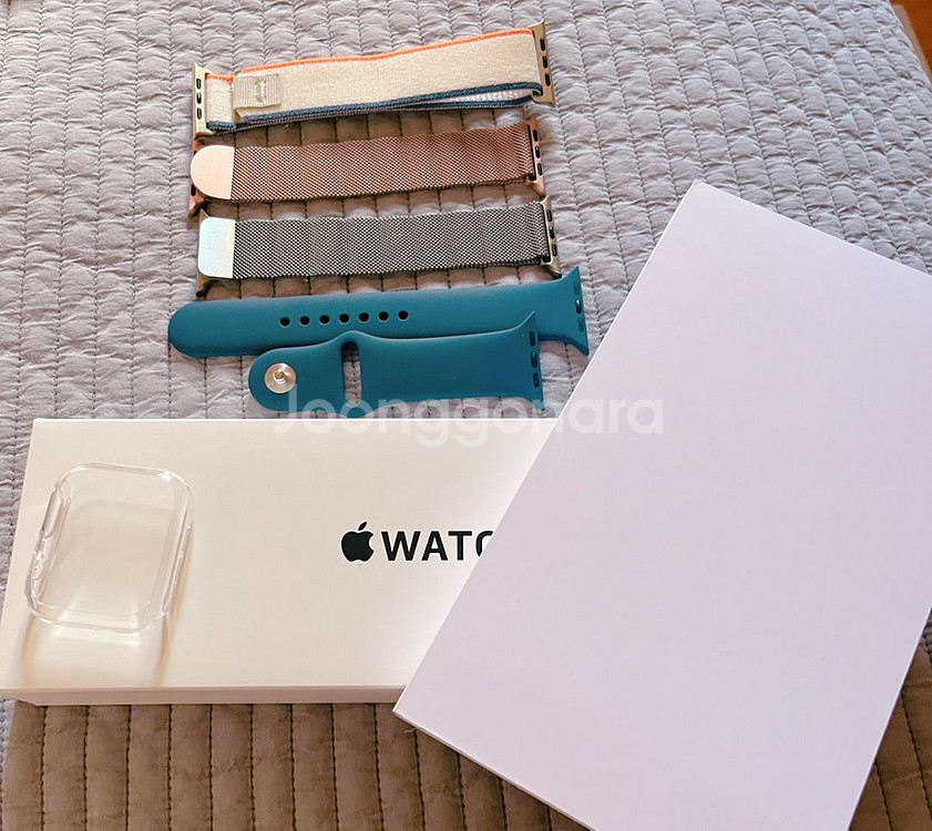 애플워치 SE2 44mm gps 실버 배터리100 새상품급 | 중고나라 - 안심되는 중고거래